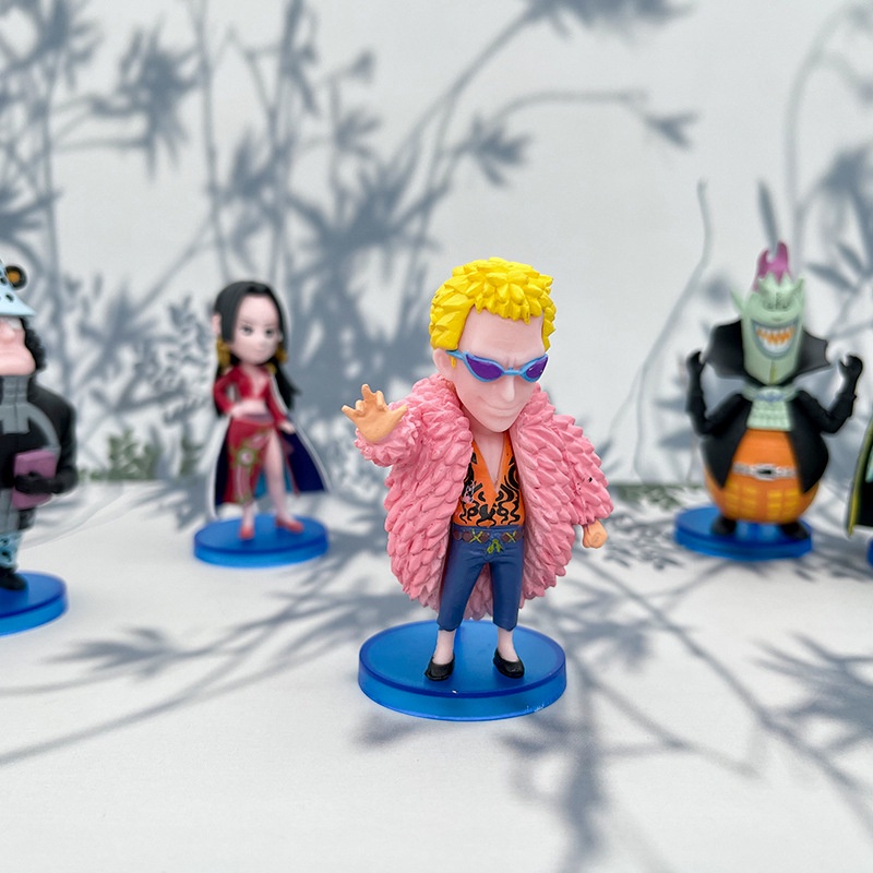 โมเดลฟิกเกอร์ PVC อนิเมะ One Piece Shichibukai Q Version ของเล่นสําหรับ ...