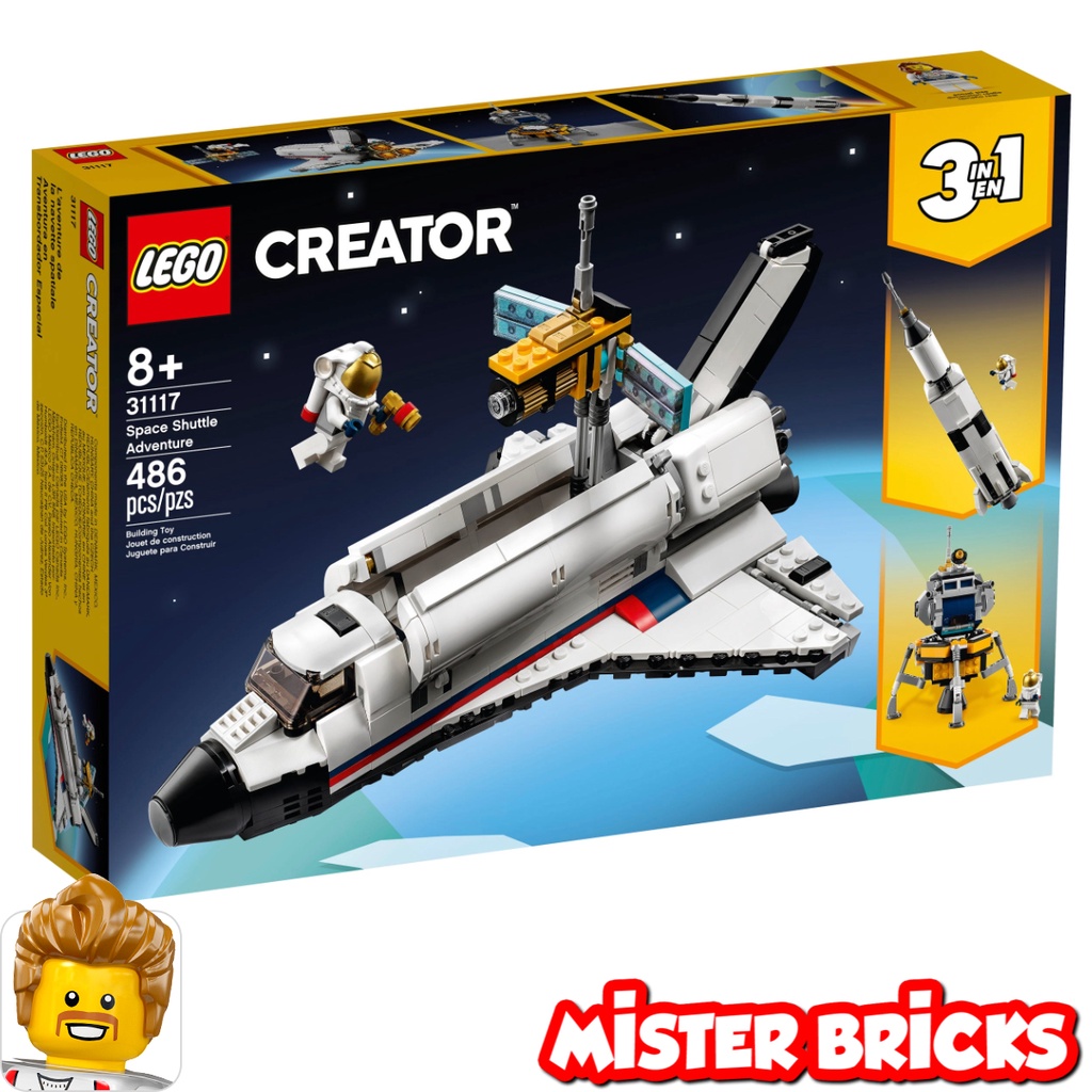 LEGO 31117 Creator 3-in-1 Space Shuttle Adventure - misterbricks - ThaiPick