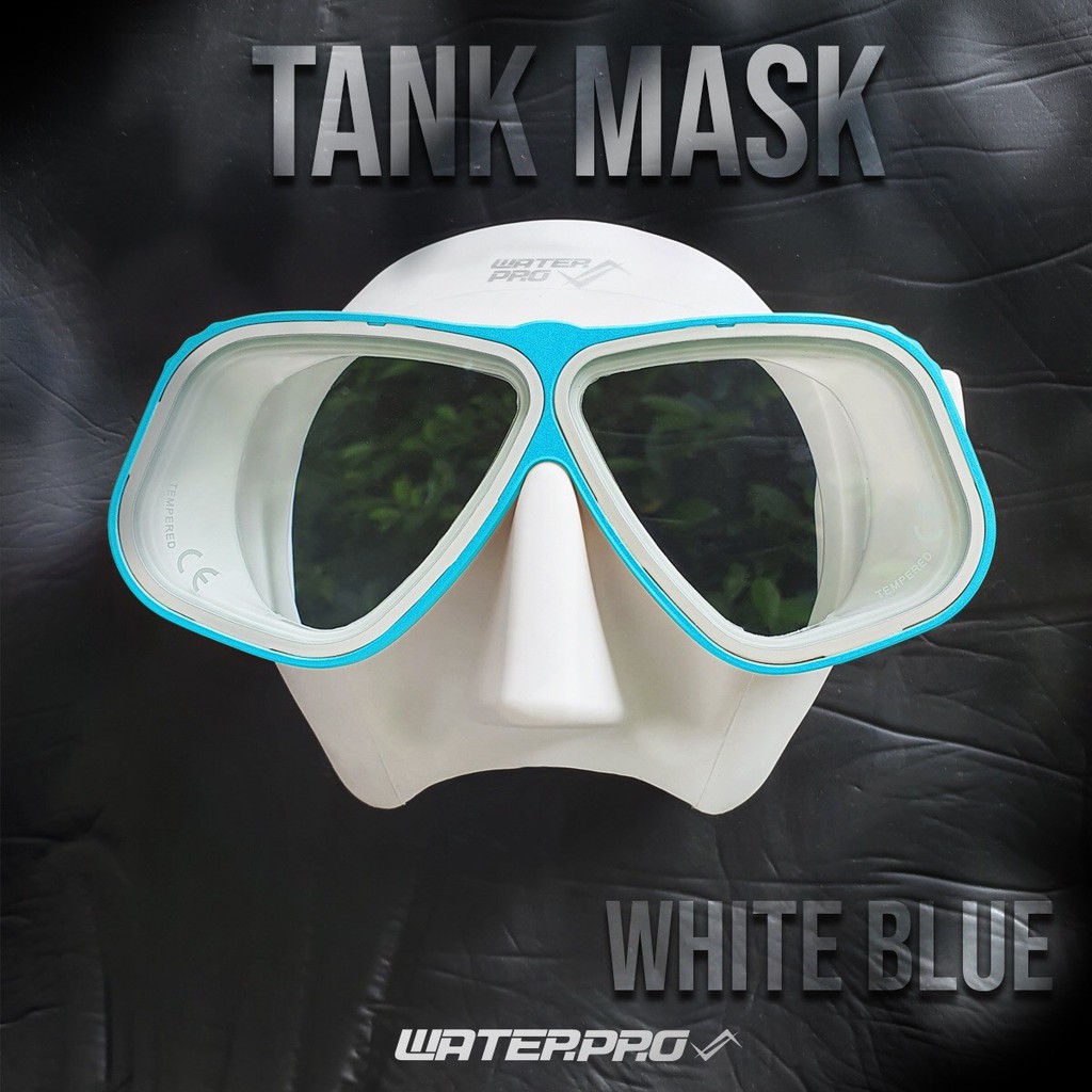 Waterpro Tank Mask มี optical lens หน้ากากดำน้ำ หน้ากาก freediving low ...