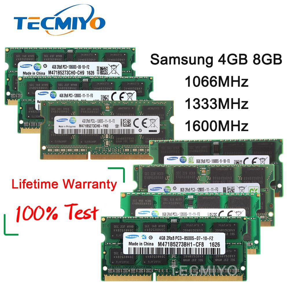 Samsung Laptop RAM 4GB 8GB DDR3/DDR3L 1066mhz 1333mhz 1600mhz Notebook (สินค้าใหม่) แรมโน๊ตบุ๊ค ...