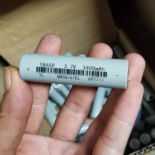 ถ่านชาร์จ Li-ion 3.7V ถ่าน 18650 ความจุ1800mAh2600mAh3400mAh แบตเตอรี่พัดลม การประกอบพาวเวอร์ ...