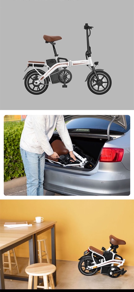 จักรยานไฟฟ้าพับได้ xiaomi himo z14 แบต15ah 2020 - mahpooh - ThaiPick