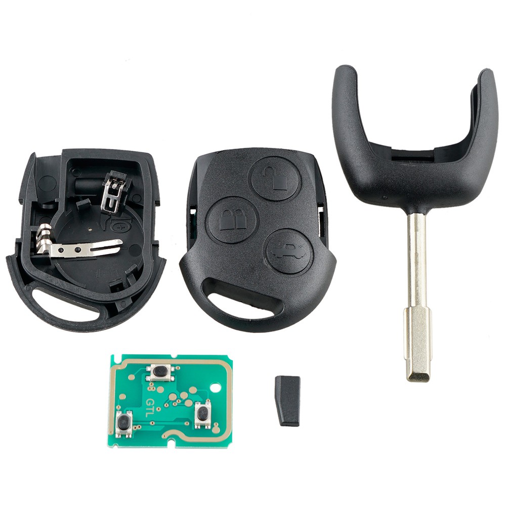 กุญแจรถยนต์ 433 Mhz 4 D60 Chip And Fo21 Blade สําหรับ Ford Fusion Focus ...