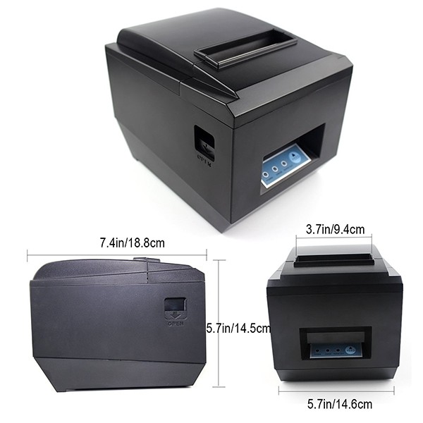 Symcode Thermal Receipt Printer MJ-8250 USB Pos 80 มม.ไม่ใช้หมึก เครื่องพิมพ์ใบเสร็จ รับประกัน 3 ...