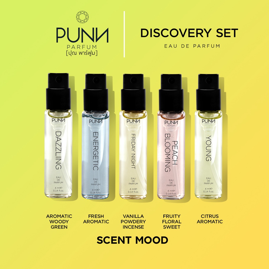 PUNN Best Seller Pack น้ำหอม (EDP) แพ็ค 5 หลอดๆ ละ 4 ml - punn_parfum ...