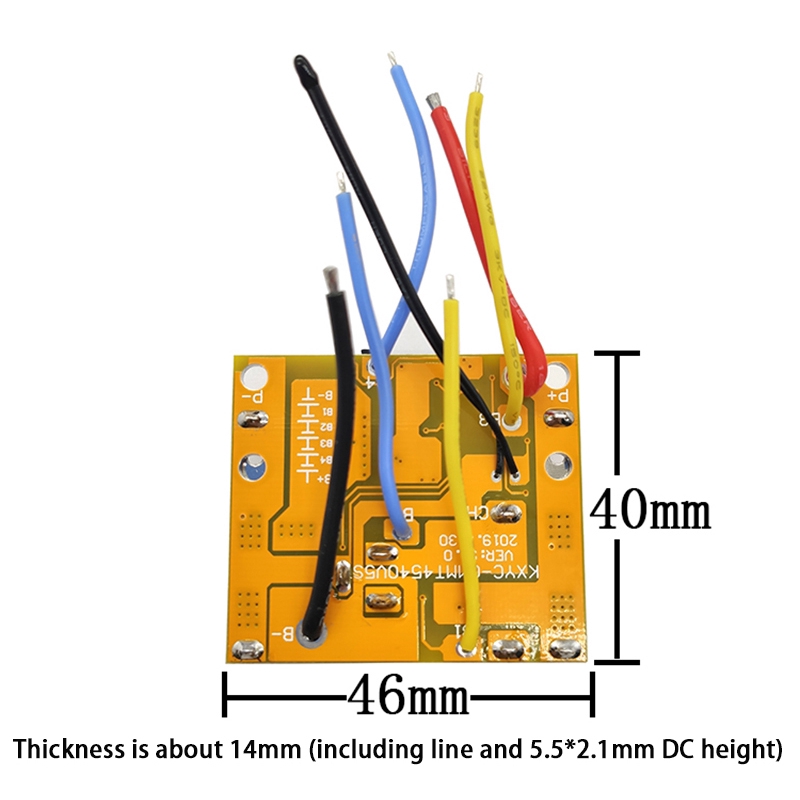 18.5V power tool protection board 5 strings 21V18650 lithium battery ...