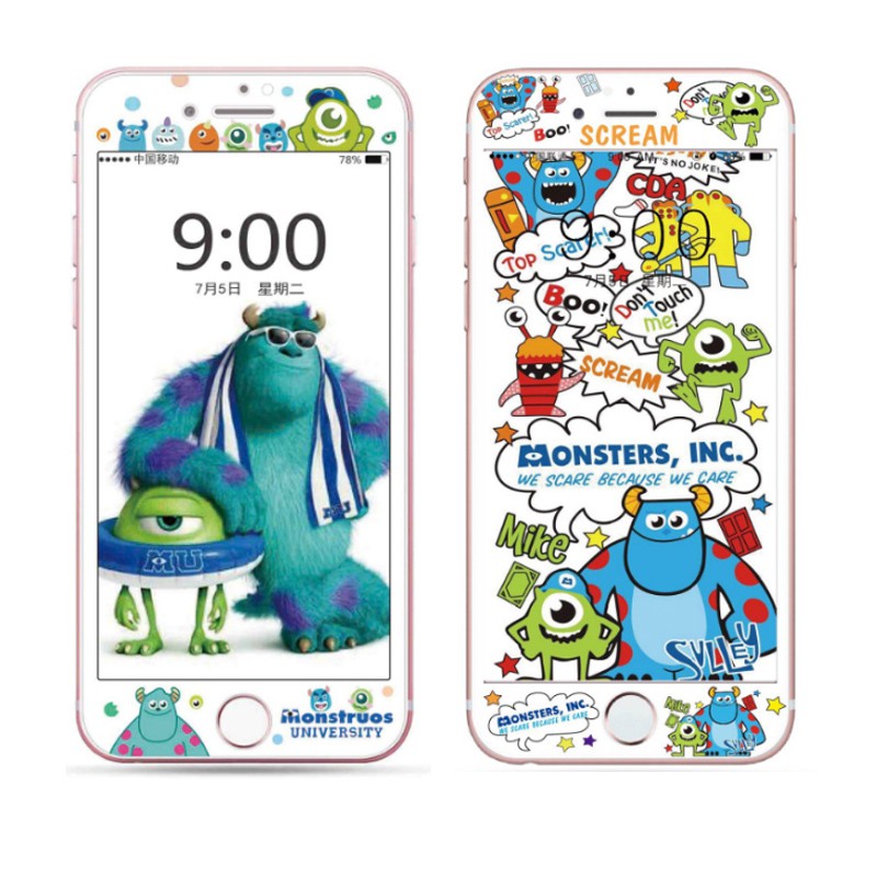 Crayon Shinchan ฟิล์มกระจกเต็มจอ iphoneSE2 7plus iphone6 6s ฟิล์มกระจก ...