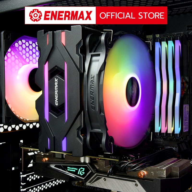 ENERMAX OFFICIAL STORE ENERMAX F40 BLACK รองรับ LGA1700 (CPU Air Cooler ...