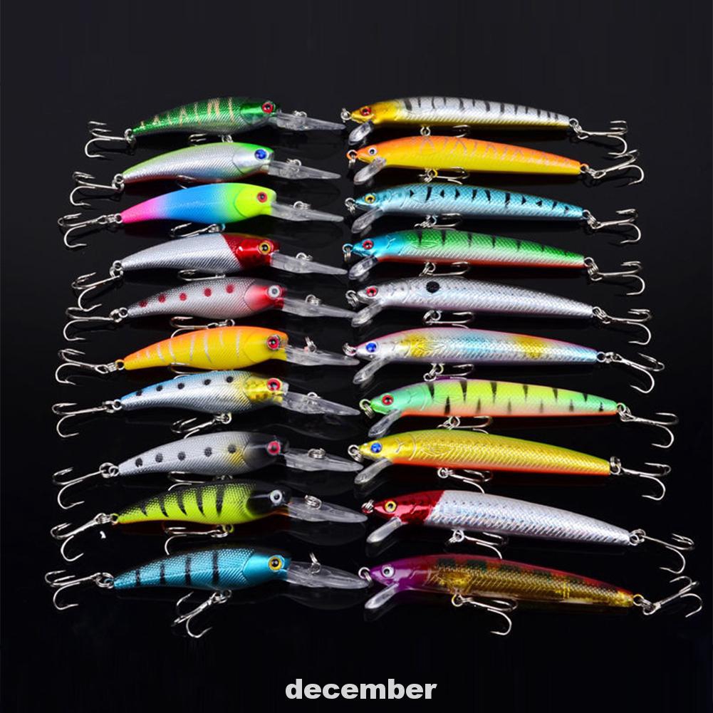 50pcs Reusable Accessories Hard Tackle Saltwater Fishing Lures Set ...