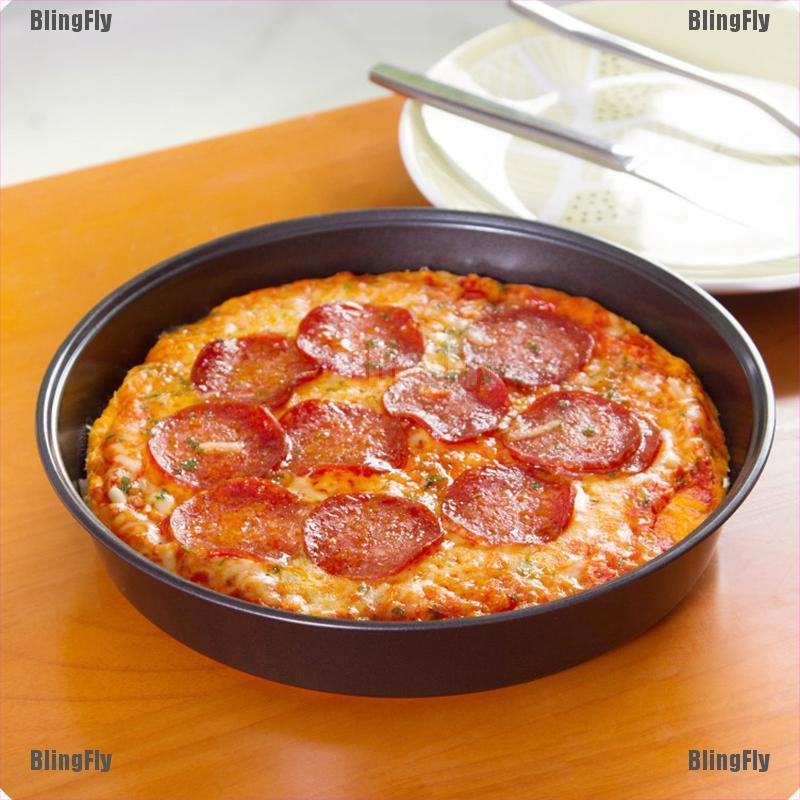Bling New Round Deep Dish Pizza Pan 8" Non-stick Pie Tray Baking ...
