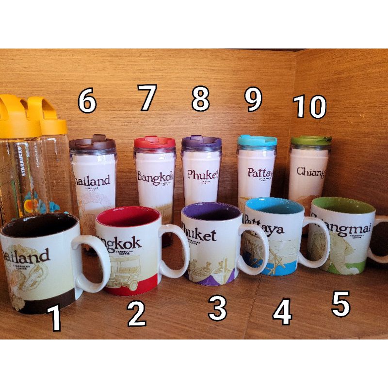 Starbucks Mug 16oz/ Tumbler 12 oz. ของแท้ แก้วที่ระลึกของไทยตามจังหวัด ...