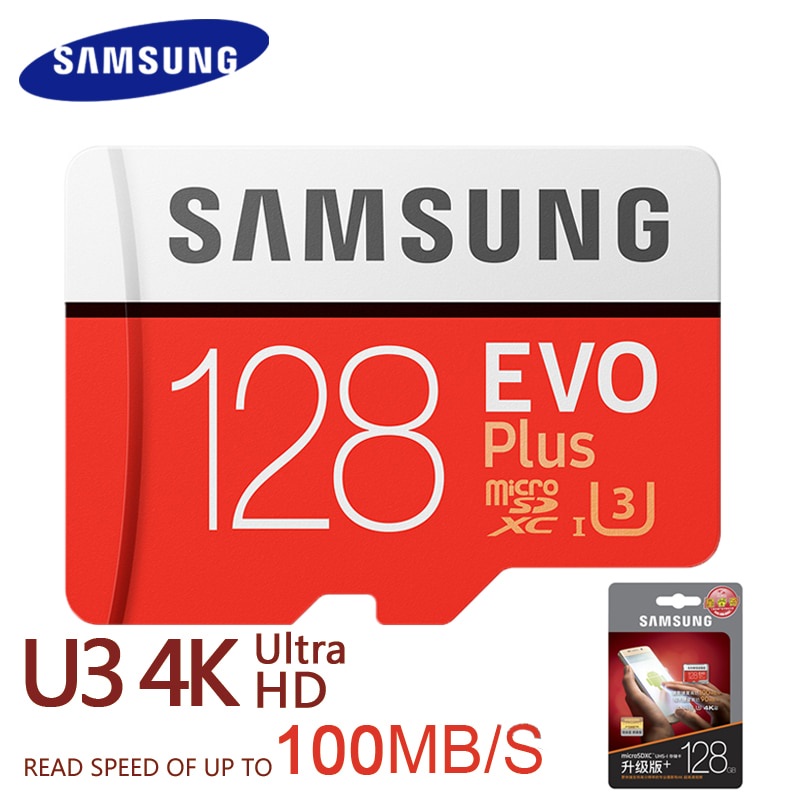 Original SAMSUNG EVO Plus Micro SD Card 32GB 64GB 128GB 256GB 512GB ...