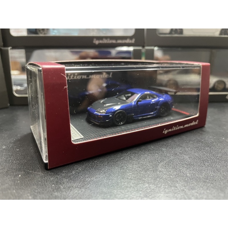 Ignition Model 164 Toyota Supra (JZA80) RZ Orange Blue Metallic ...