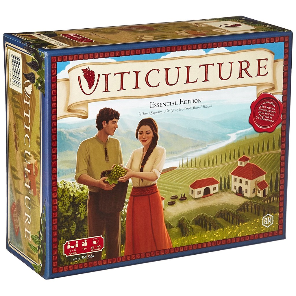 Viticulture Board Game แถมซองใส่การ์ด SP 88 Vi 154 - alisa.gam - ThaiPick