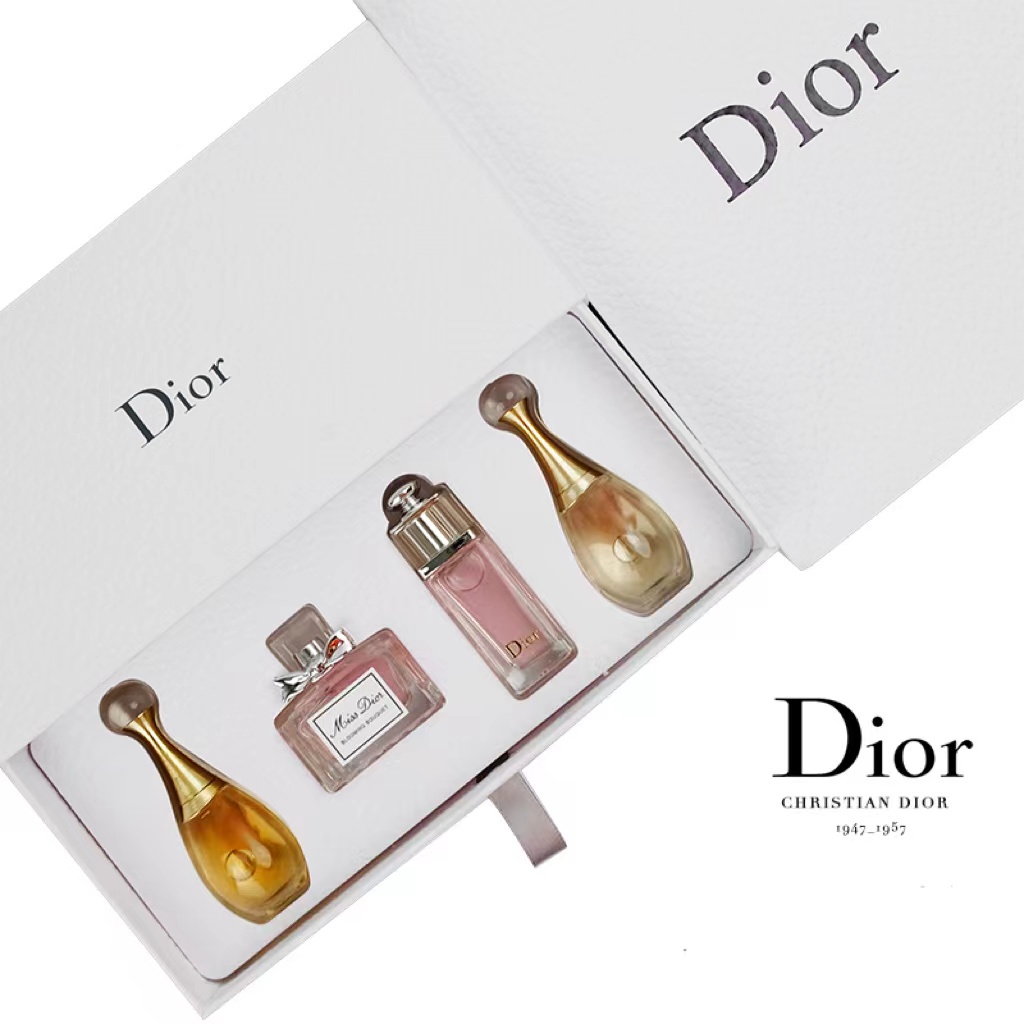 Dior 4 in 1 Authentic 5ml Miniature Gift Set (White Box) น้ำหอมสำหรับผู้หญิง - fashion_cm - ThaiPick