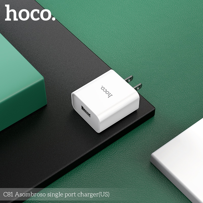 HOCO C81 หัวชาร์จชุดชาร์จหัวสาย 1USB 2.1A สินค้าใหม่ล่าสุด พร้อมส่ง - fa0635048437 - ThaiPick