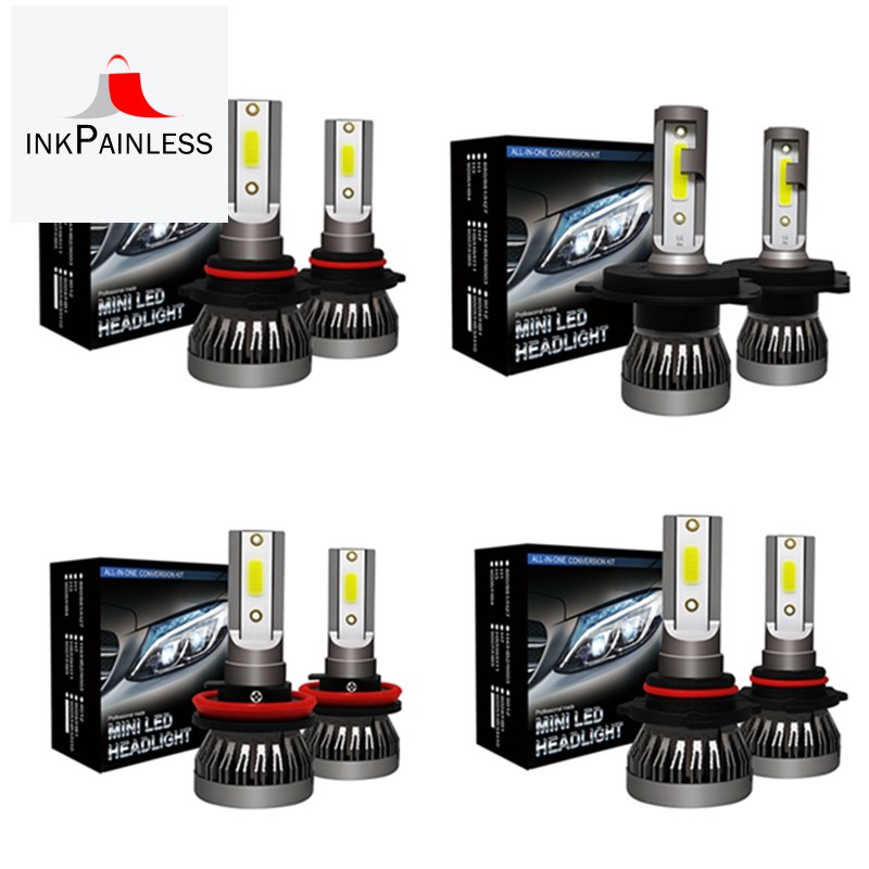 2 Mini 1 ไฟ Led 36 W 6000 Lm Cob Hi Low Beam 6000 K สําหรับติดรถยนต์ ...
