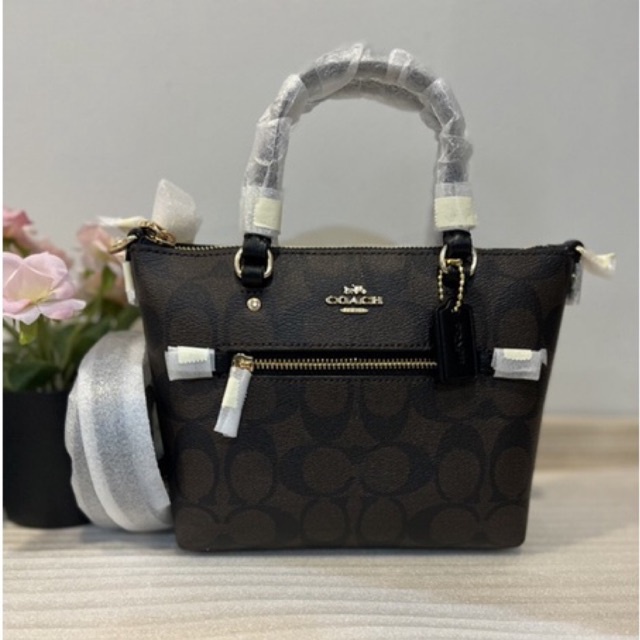 พร้อมส่ง แท้100 Coach MINI GALLERY CROSSBODY IN SIGNATURE CANVAS - preeyaprontaweedech - ThaiPick