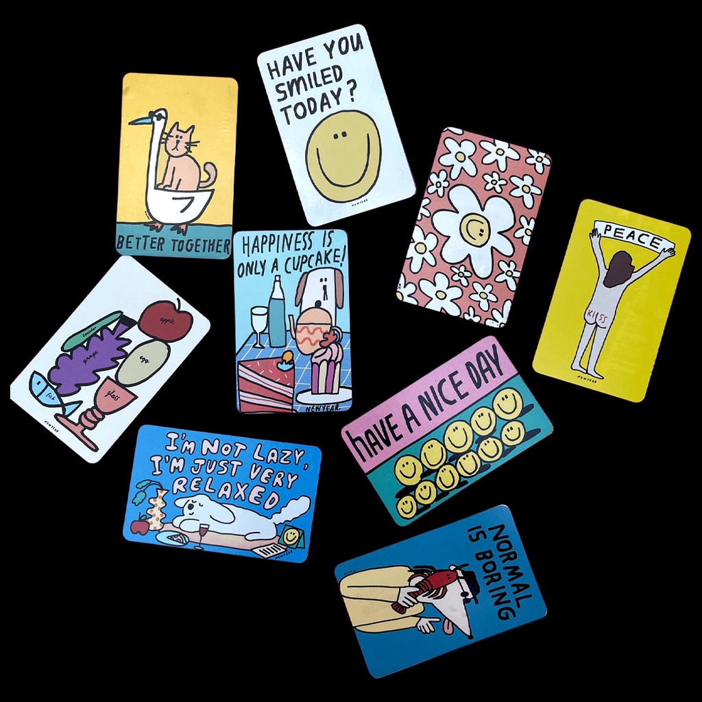 *DEFECT* Card Sticker สติ๊กเกอร์ติดบัตร สินค้ามีตำหนิ ลดราคา เเปะเเล้ว ...