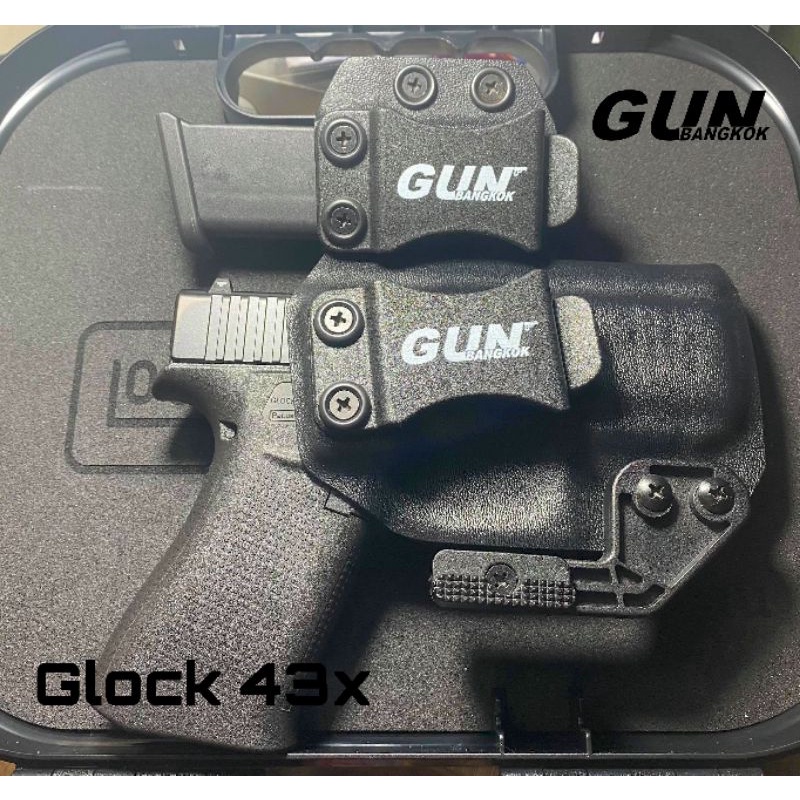 ซองพกในพกซ่อน GLOCK 43 43X Gen 1-5 วัสดุ KYDEX แท้ งาน Made in Thailand ...