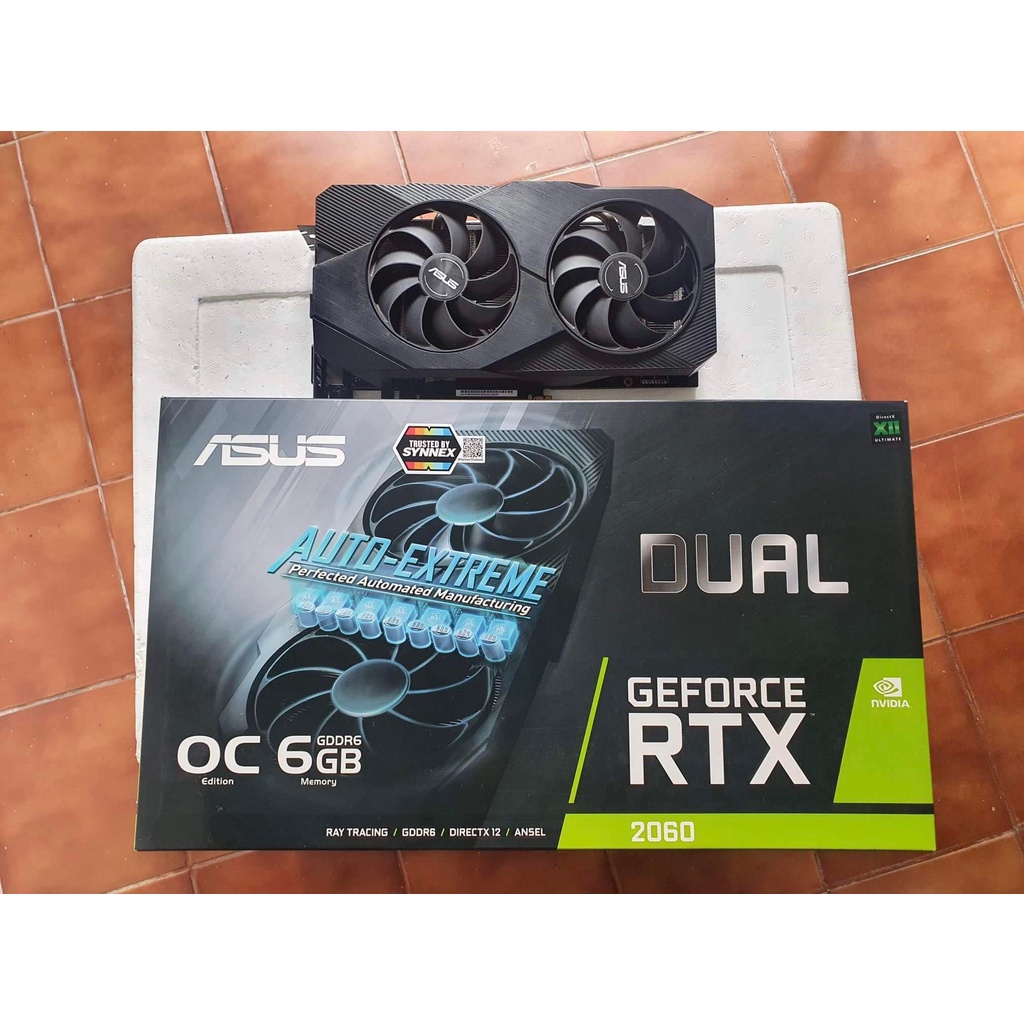 VGA ASUS GEFORCE RTX 2060 DUAL EVO O6G - 6GB GDDR6 - t.a_advance ...