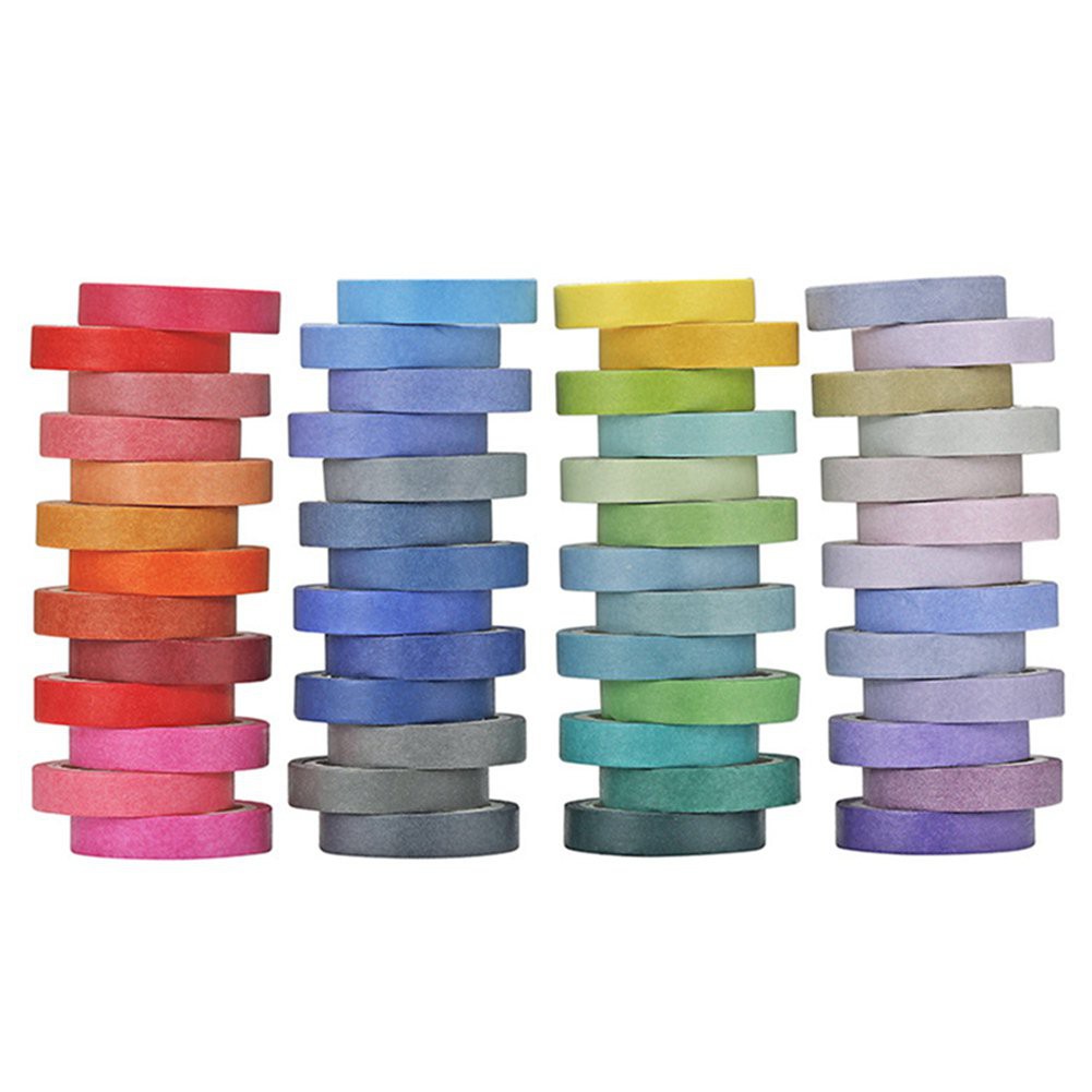 8mm 60-Color Basic Rainbow TAPE set สมุดบันทึกตกแต่ง vrBm - zq4wi8koeg ...