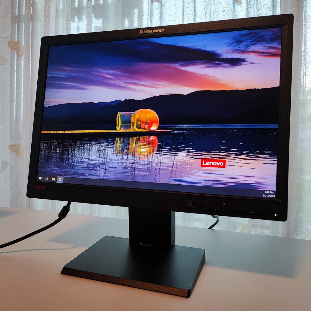จอคอมพิวเตอร์มือสอง Lenovo รุ่น LT1952pwD 19” Width Screen ขนาด 19 นิ้ว ...