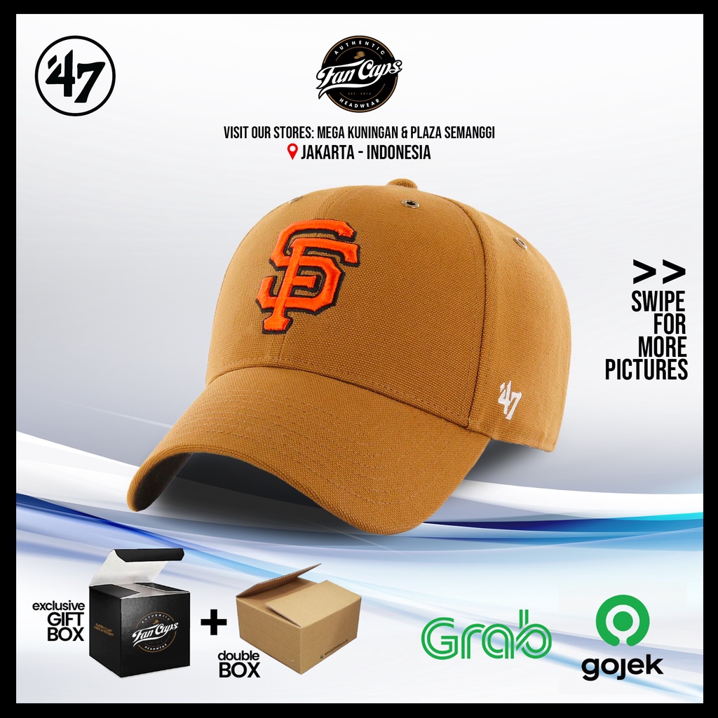 (ของแท้) หมวกแก๊ป San Francisco Giants x Carhartt MVP ปรับได้ หมวกแบรนด์เนม 47 - fancaps.th ...