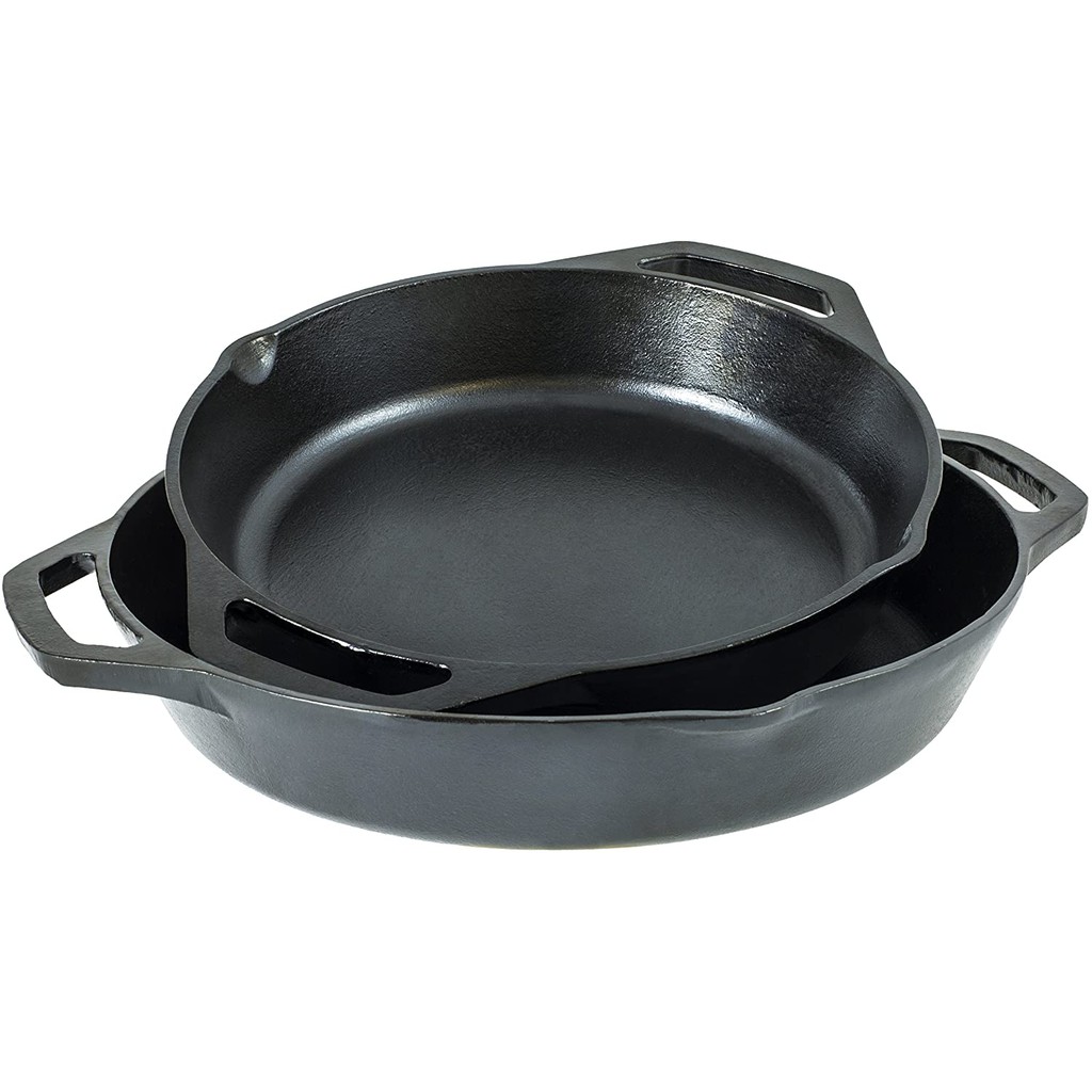 Lodge L10SKL Cast Iron Dual Handle Pan 12 inch - oy6sm817ib - ThaiPick