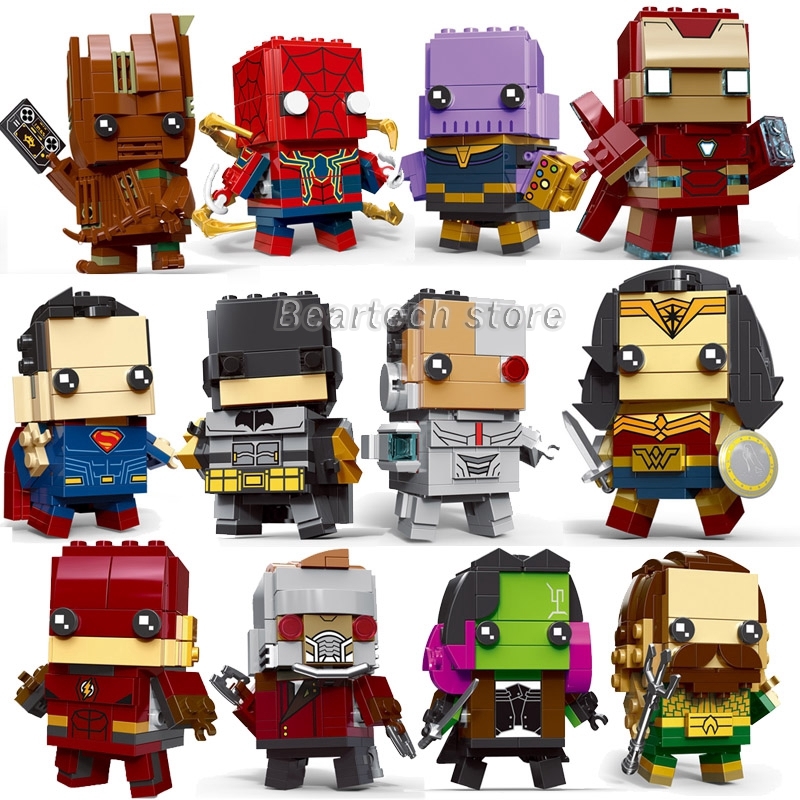 building blocks bricks Brickheadz SuperHero IronMan Marvel Super Heroes ...