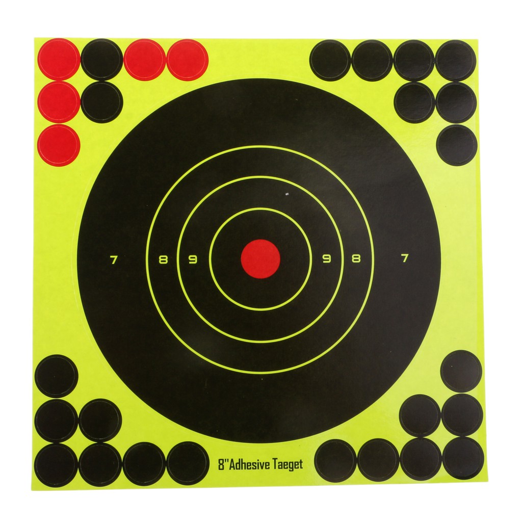 10pcs 20x20cm Shooting Target Paper Adhesive Splatter Sticker Reactive ...