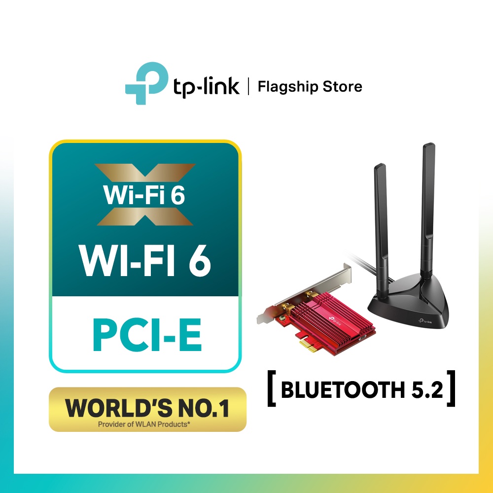 TP-Link AX3000 WiFi 6 & Bluetooth 5.2 PCIe Wireless Adapter For Desktop ...