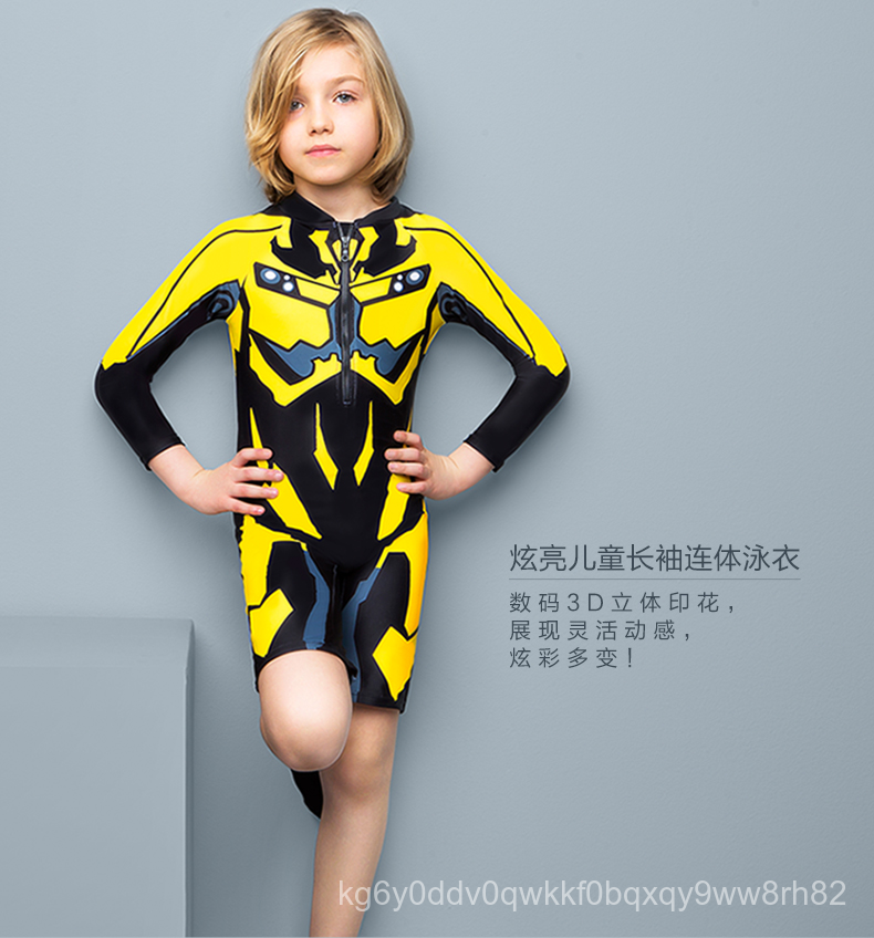 Van der Ann ชุดว่ายน้ำเด็กชุดว่ายน้ำเด็กชิ้นเดียวชุดว่ายน้ำเด็กเด็กชาย ...
