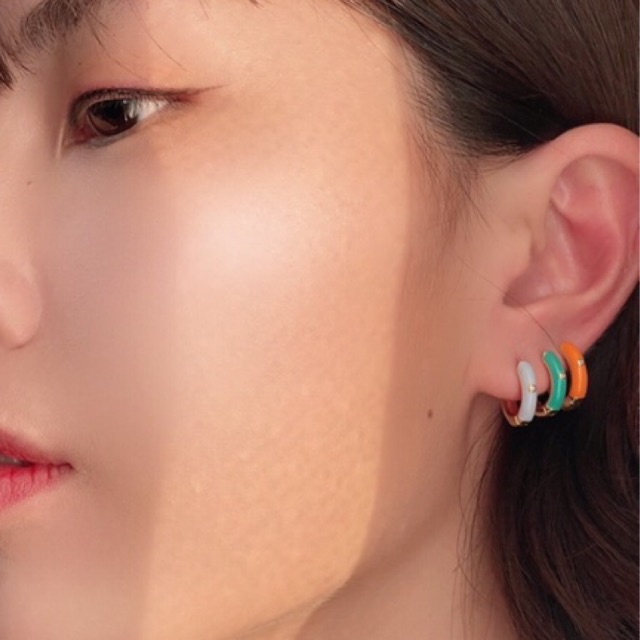 Power ranger earrings hoop earrings - timi.closet - ThaiPick