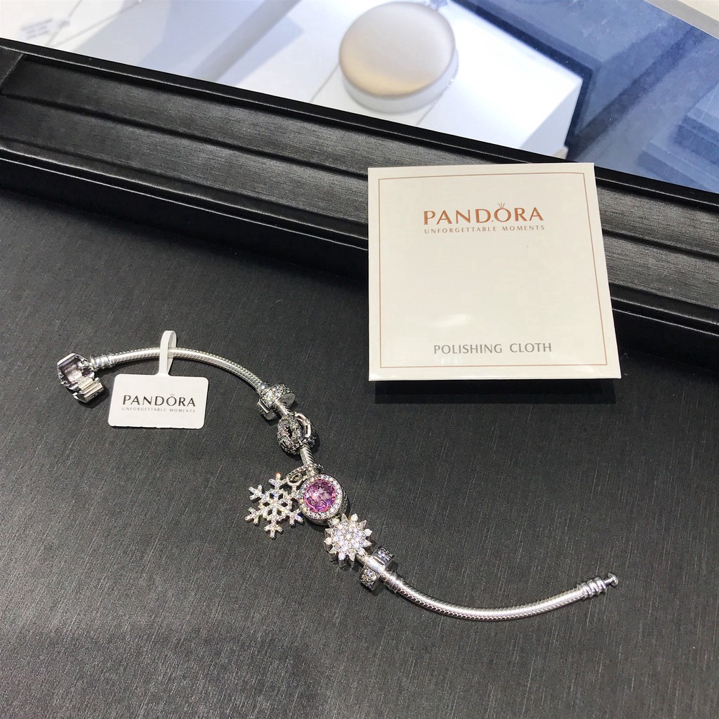 Pandora pink women's Fashion Bracelet birthday present birthday present ...