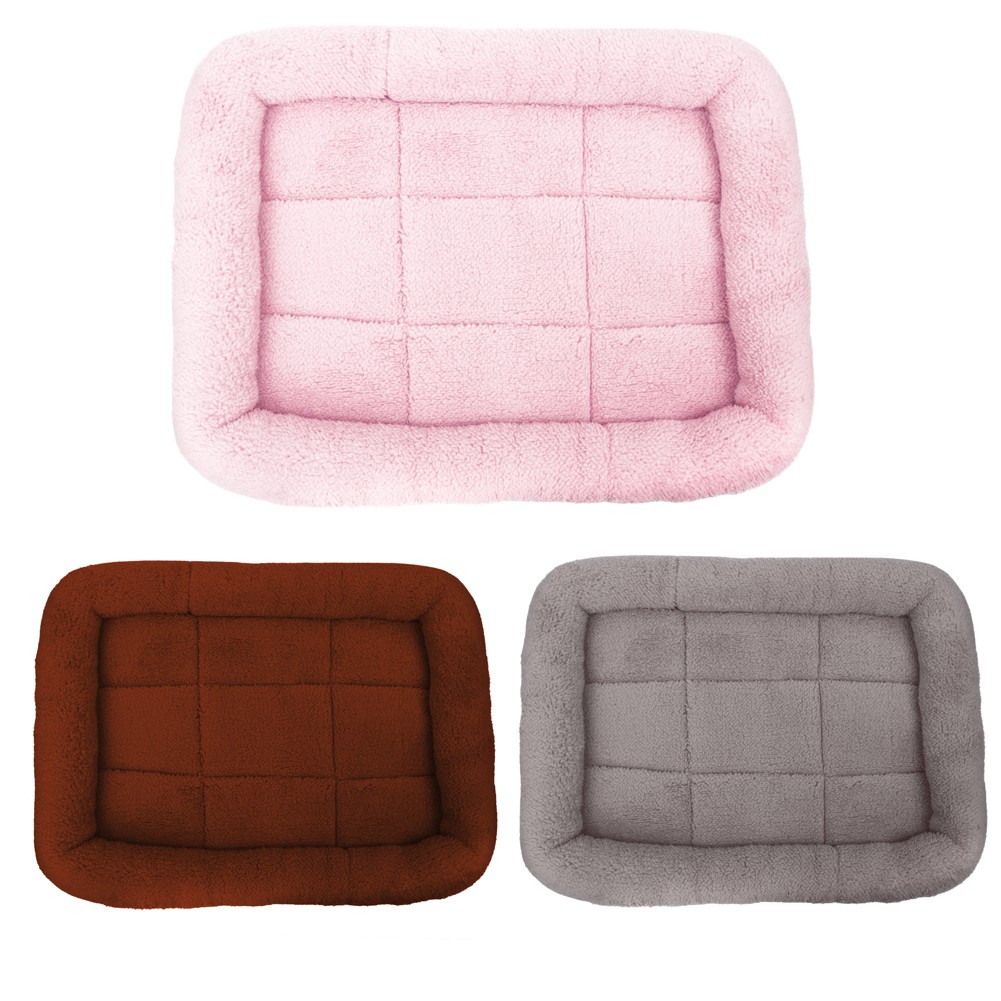 Pet Bed Cushion Mat Pad Dog Cat Cage Kennel Crate Warm Cozy Soft House ...