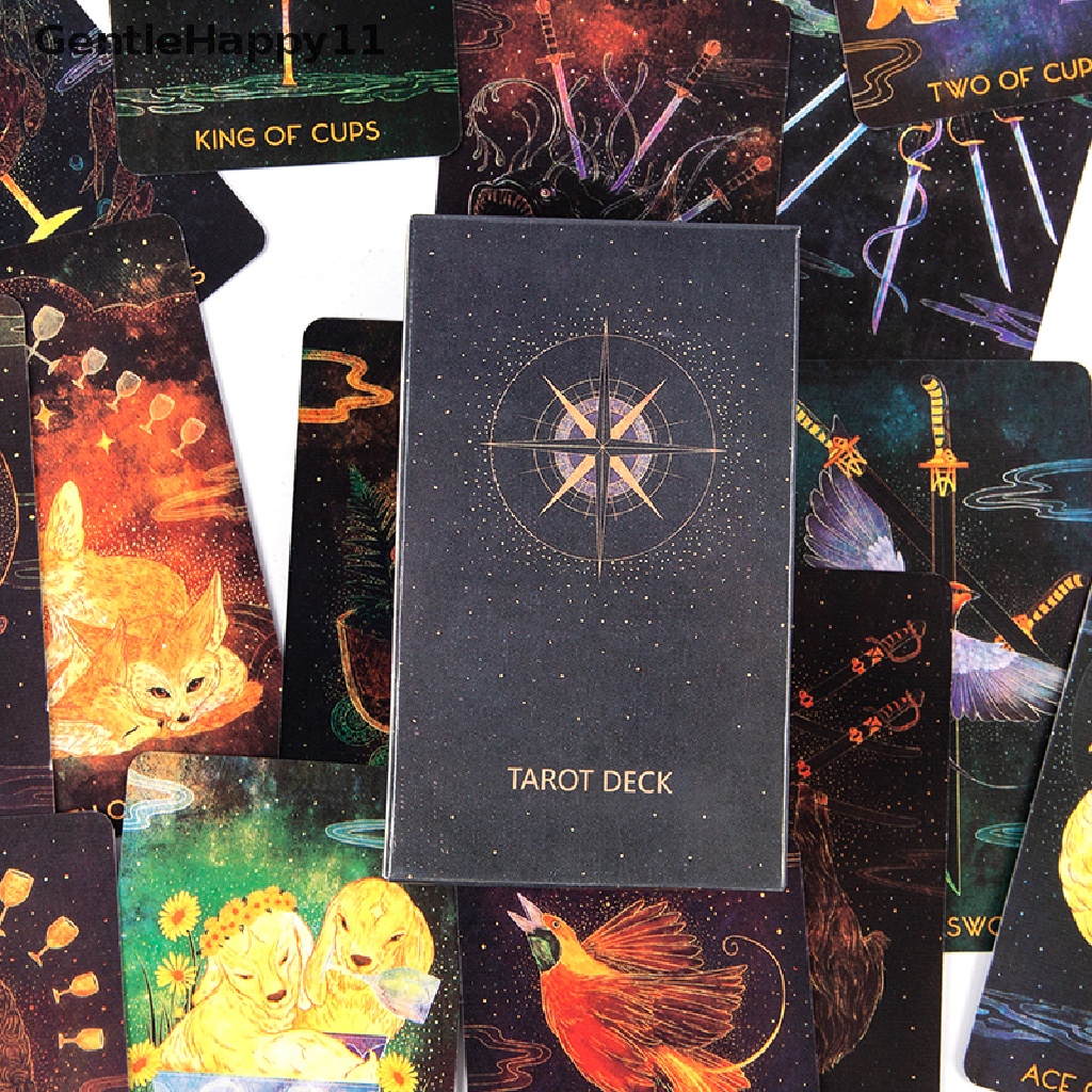 GentleHappy Tarot oracle card mysterious divination comics tarot card ...