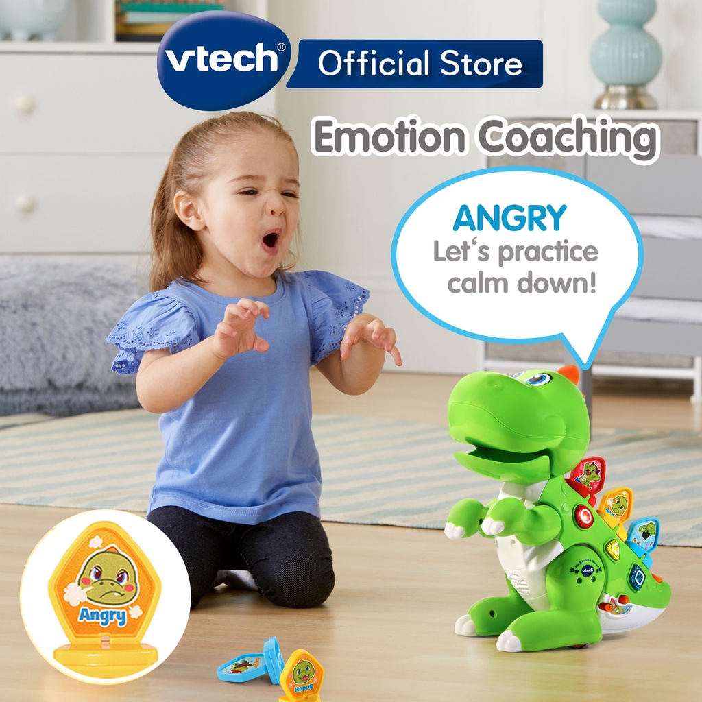 VTech Dancing Emotion Coaching Dinosaur (Mix Match-a-Saurus) Electronic ...