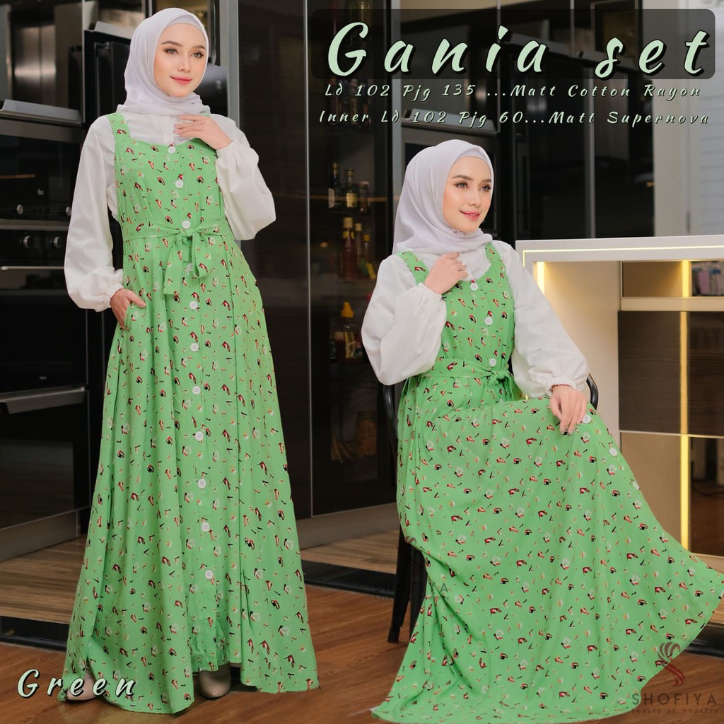 Gania ชุดเดรสยาว ด้านนอก ด้านใน Ori Shofiya - kholifia.hanif.th - ThaiPick