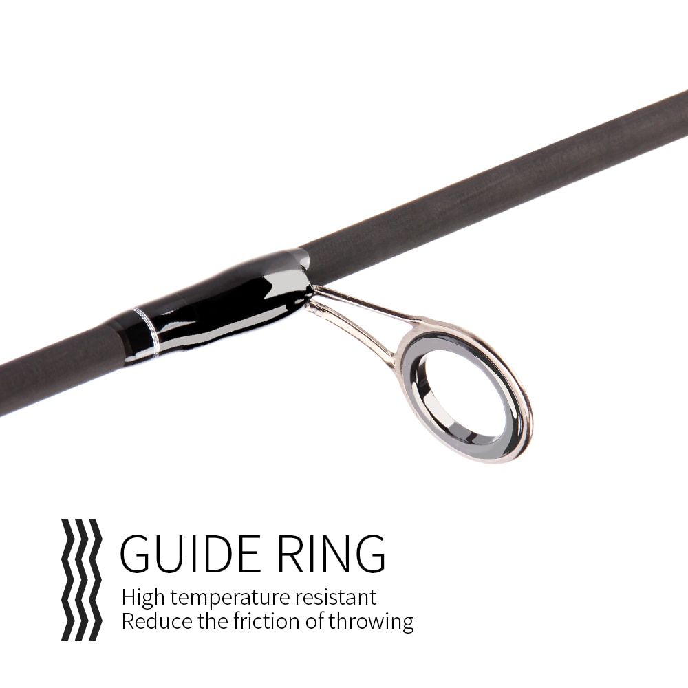 RoseWood 2.1m UL Trout Rods 2 Tips Carbon Spinning Fishing Pole Soft ...