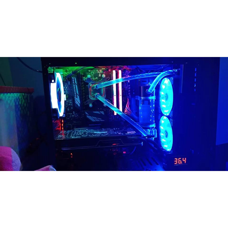 ชุดน้ำเปิด1ตอน ระบายความร้อนCPU ครบชุด/CPU Water Cooling Open Loop Set ...