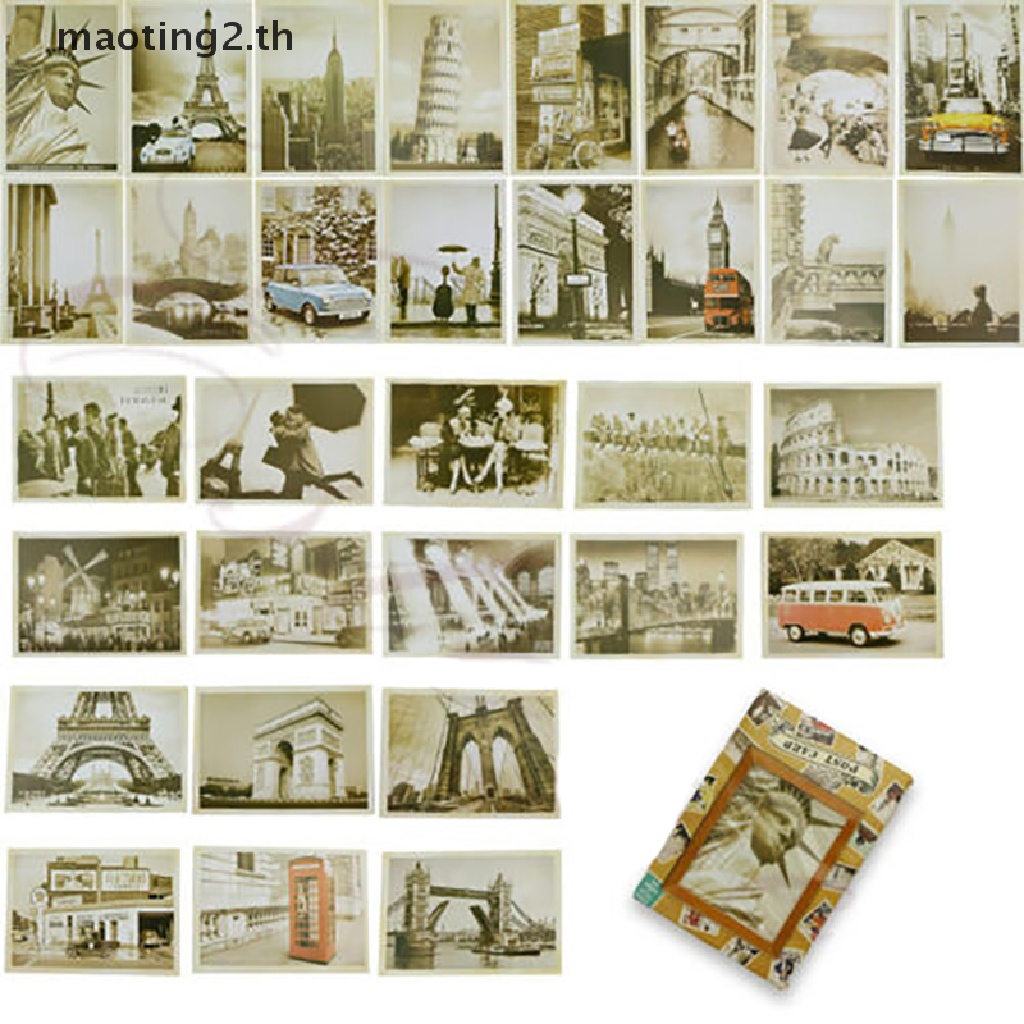 Mtth โปสการ์ดภาพสไตล์วินเทจ 32 ชิ้น - maoting2.th - ThaiPick