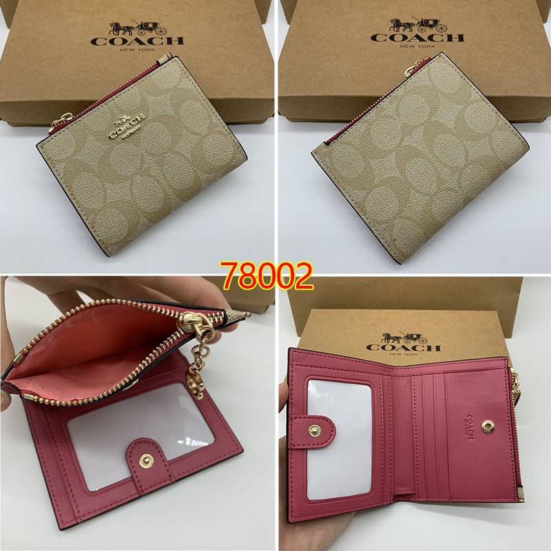 Coach แท้ F78002 F73876 /กระเป๋าสตางค์ผู้หญิง/กระเป๋าตัง /แพ็คเกจการ์ด ...