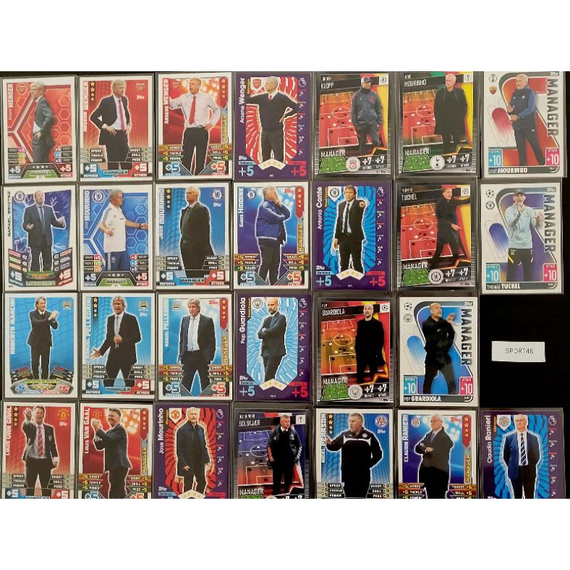 รวมการ์ดผู้จัดการทีม หลากหลายฤดูกาล (ขายแยกใบ) Manager Card | Shopee ...