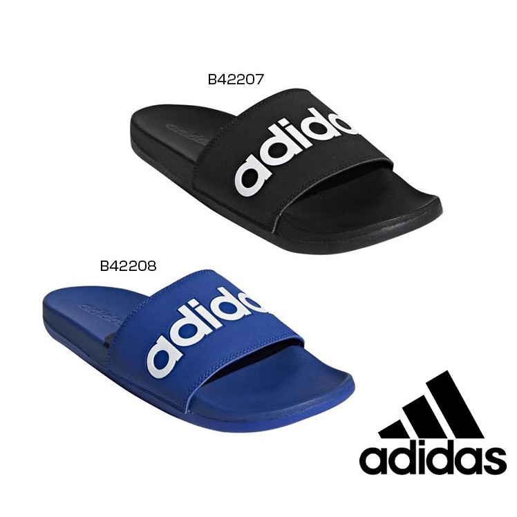 Adidas Adilette Comfort Big Logo (unisex) Slides | Shopee Thailand