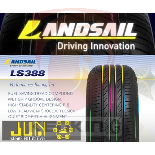 ผ่อน 0 26540 R22 LANDSAIL รุ่น LS388 ยางใหม่ปี 2022 (จำนวน 4 เส้น) ยางขอบ22 Free จุ๊บยาง Kenking ...