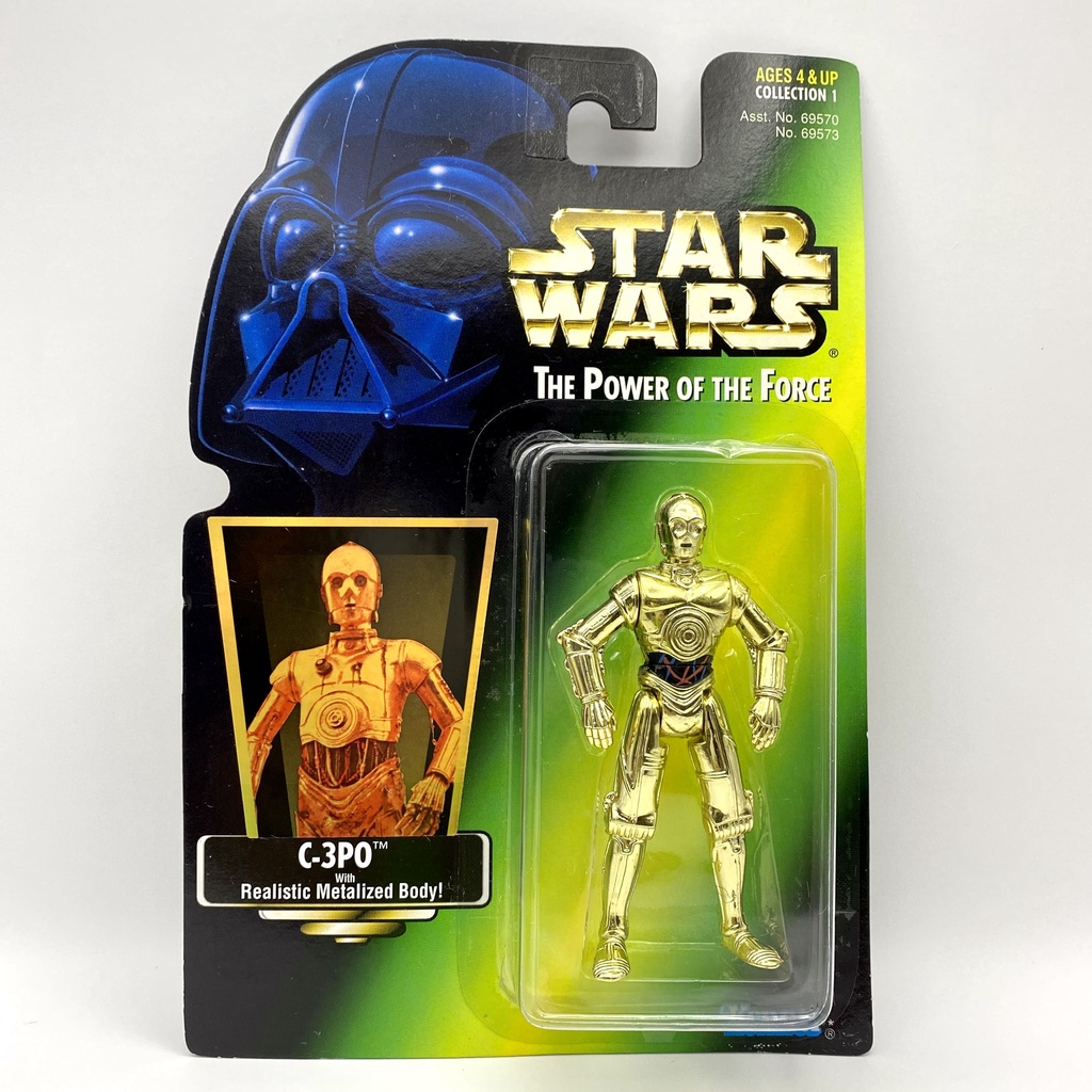 Star Wars สตาร์วอร์ C-3PO with Realistic Metalized Body โมเดล star wars The Power of the Force ...