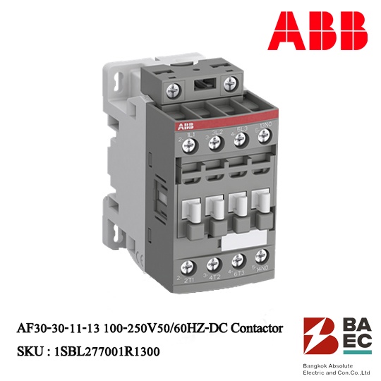 ABB Contactor AF30-30-11-13 100-250V50/60HZ-DC | Shopee Thailand