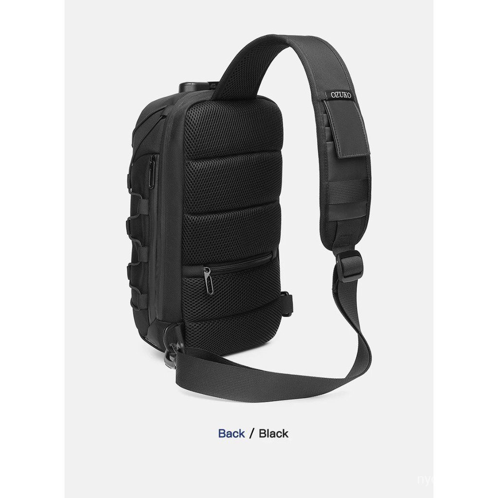 OZUKO Multifunction Men Shoulder Bag Anti-theft Chest Bags for Men ...