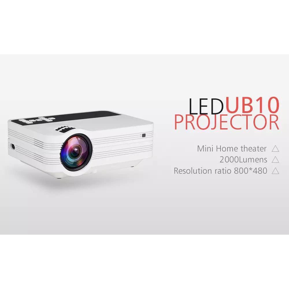 NEWEST 2020-UB10 Mini Projector UB10 Portable 3D LED Projector ...